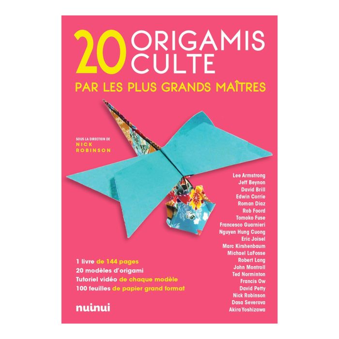 Coffret 20 origamis cultes • Nature & Découvertes Suisse
