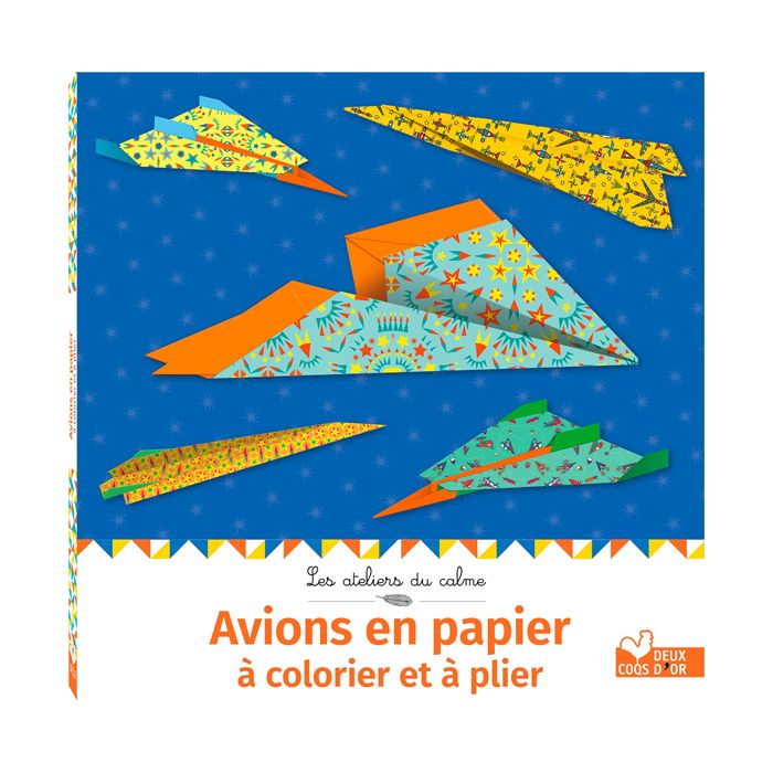 Avions en papier à colorier et à plier • Nature & Découvertes Suisse