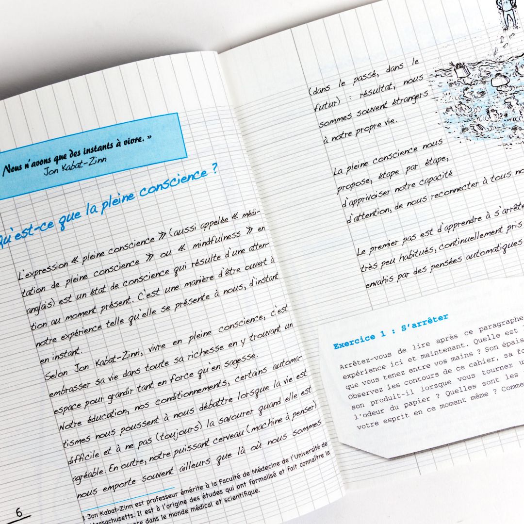Cahier d'exercices de pleine conscience • Nature & Découvertes Suisse