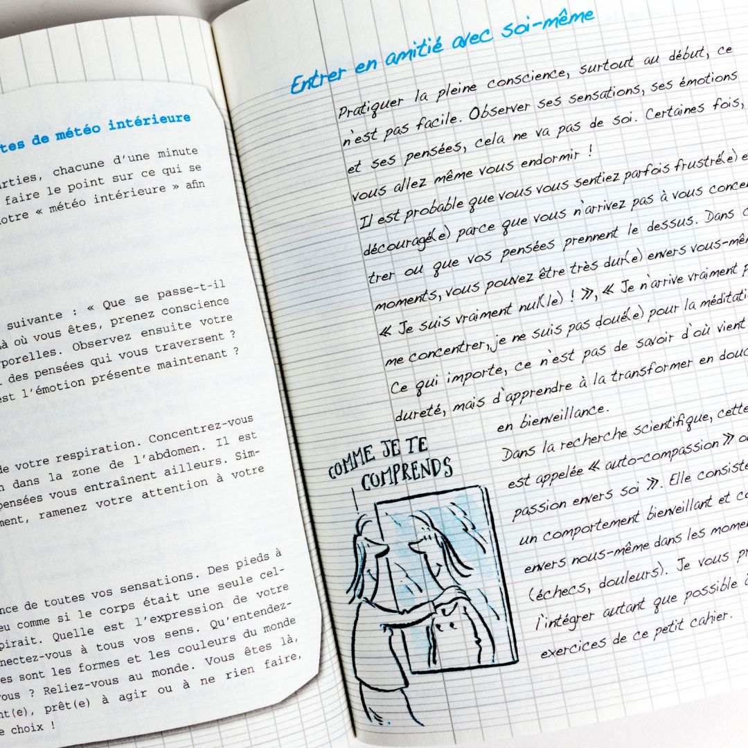 Cahier d'exercices de pleine conscience • Nature & Découvertes Suisse