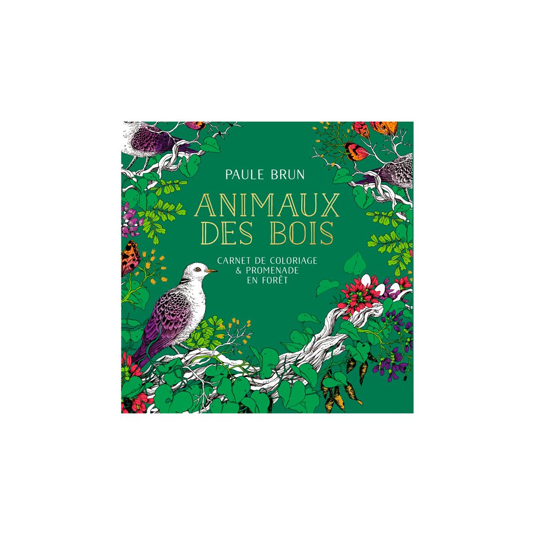 Carnet de coloriage animaux des bois • Nature & Découvertes Suisse