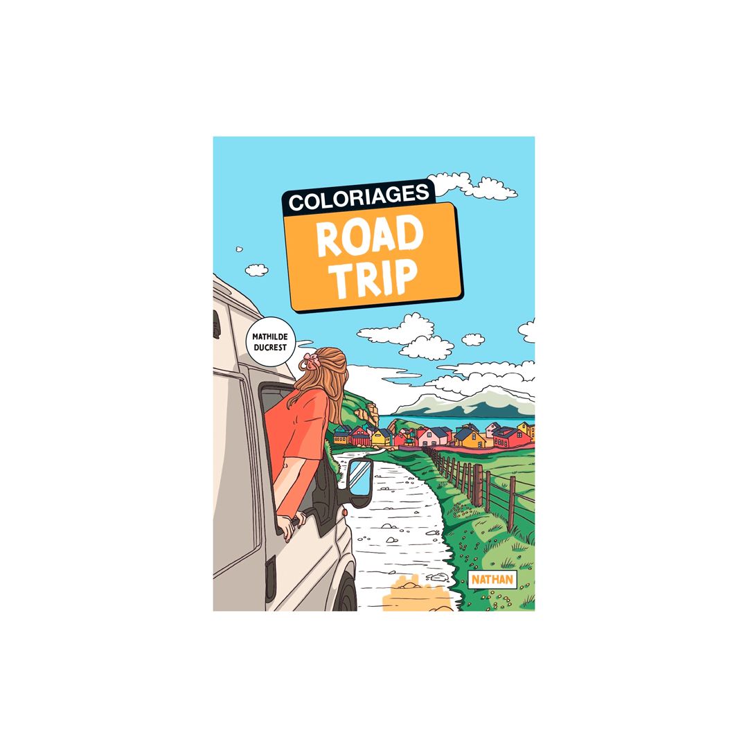 Carnet de voyage coloriages - Road trip • Nature & Découvertes Suisse