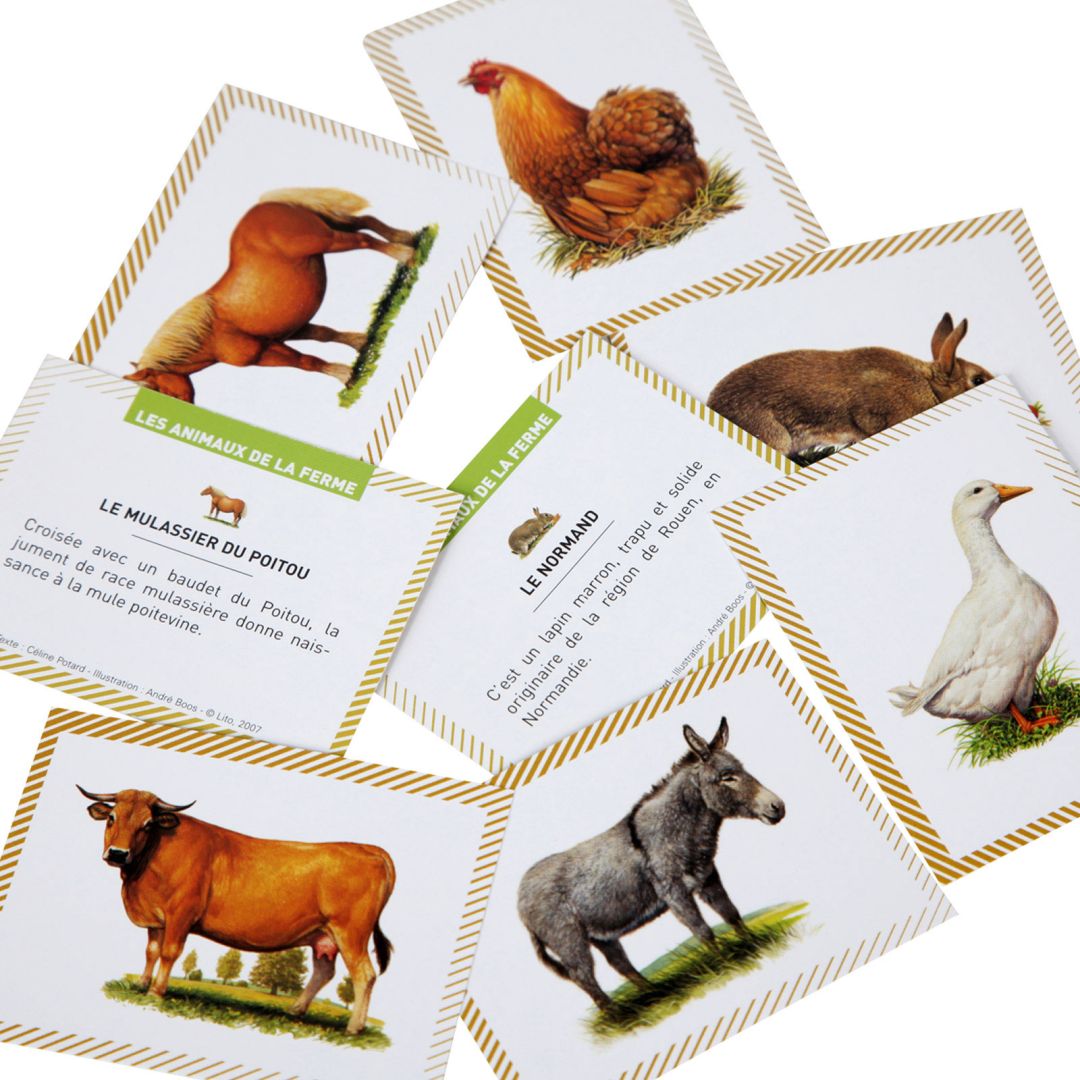 100 Bons points animaux de la ferme • Nature & Découvertes Suisse