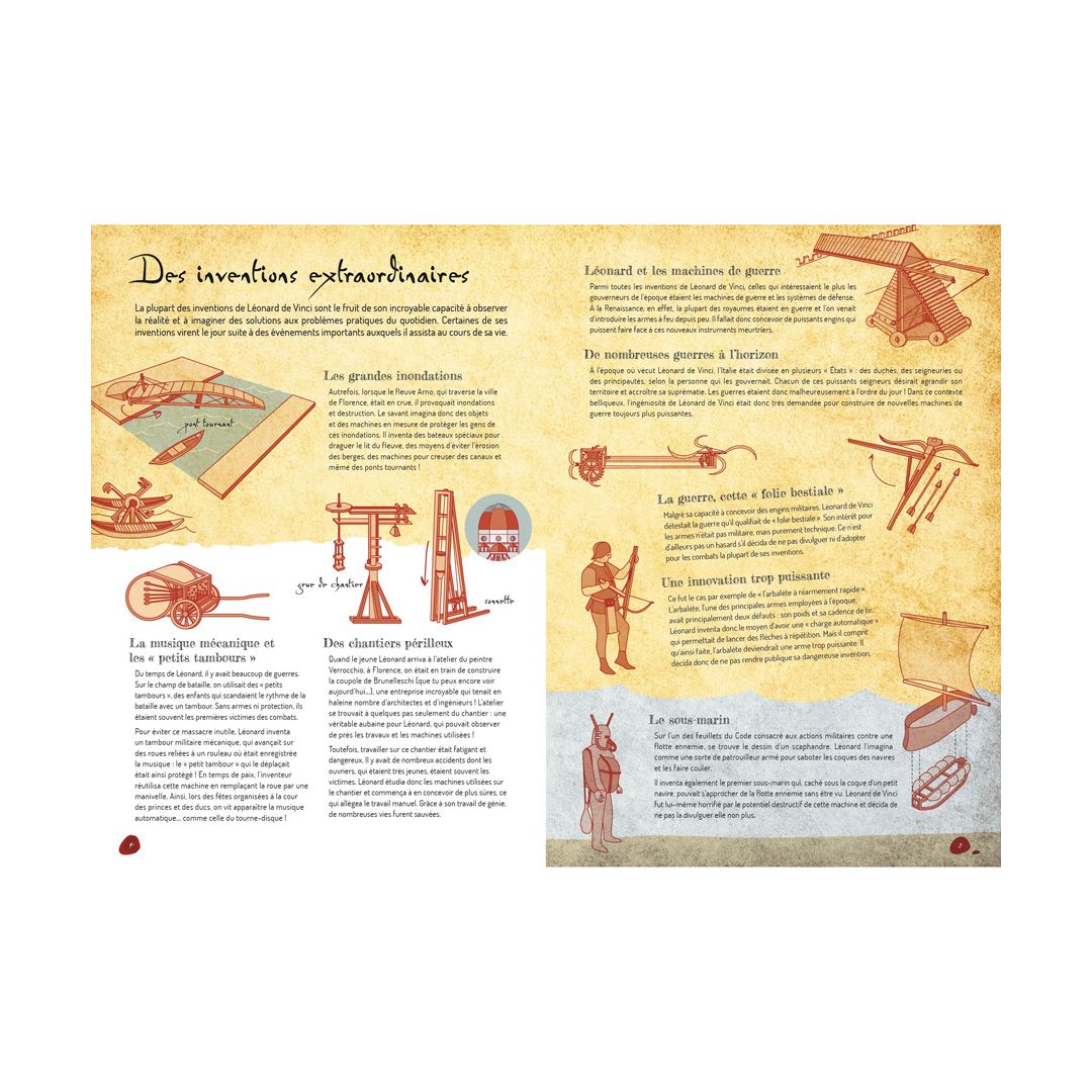 Coffret Les machines de Léonard de Vinci • Nature & Découvertes Suisse