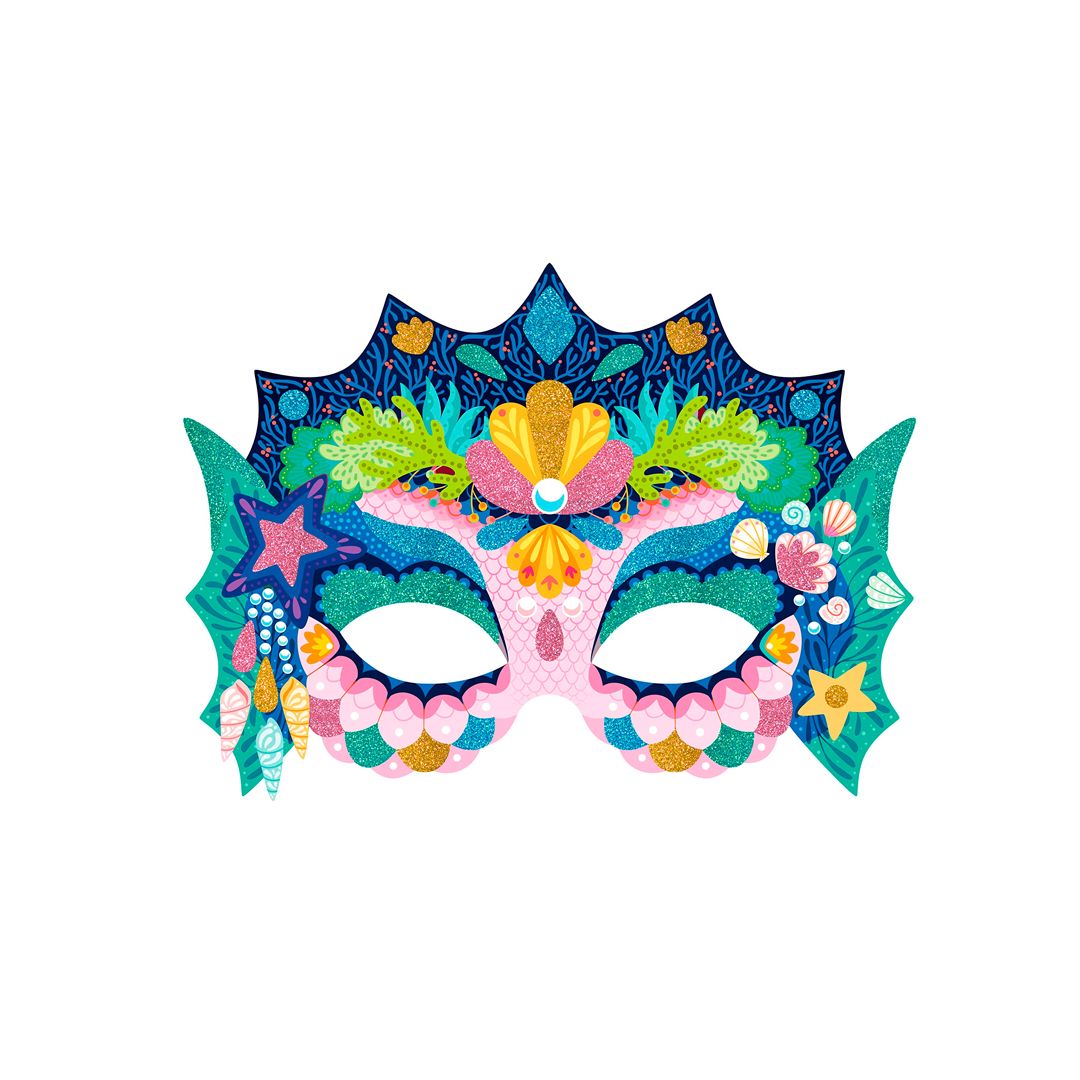 3 masques de fêtes à décorer • Nature & Découvertes Suisse