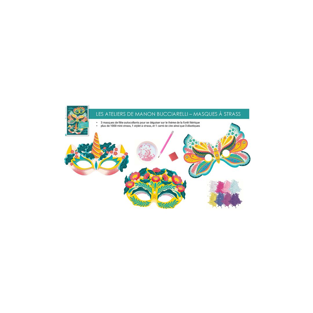 3 masques de fêtes à décorer • Nature & Découvertes Suisse