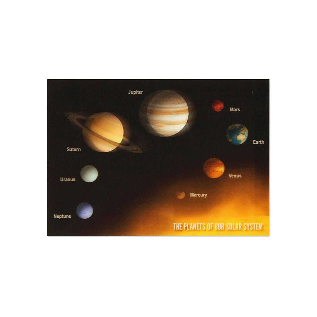 Carte Planètes du système solaire • Nature & Découvertes Suisse