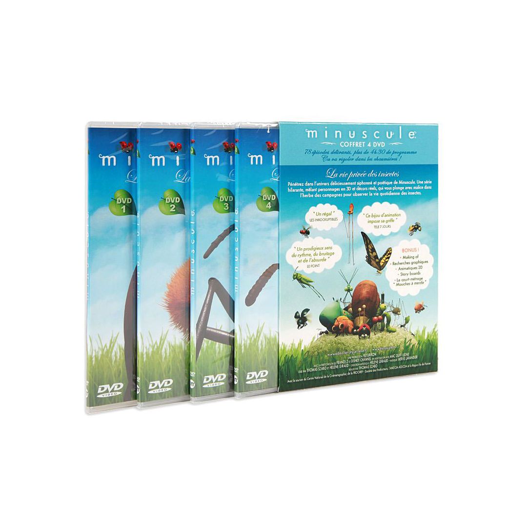 Coffret 4 DVD Minuscule • Nature & Découvertes Suisse