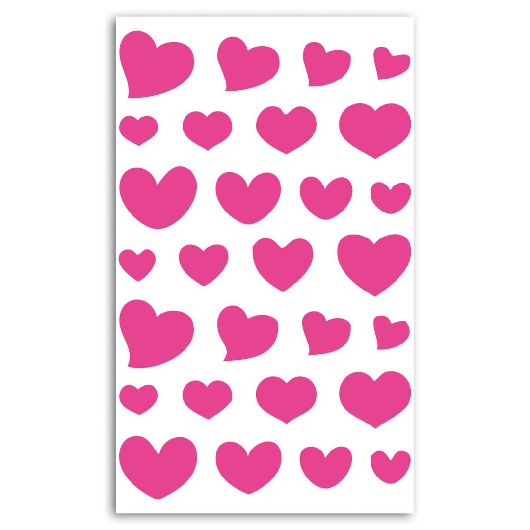 Stickers Coeurs roses • Nature & Découvertes Suisse