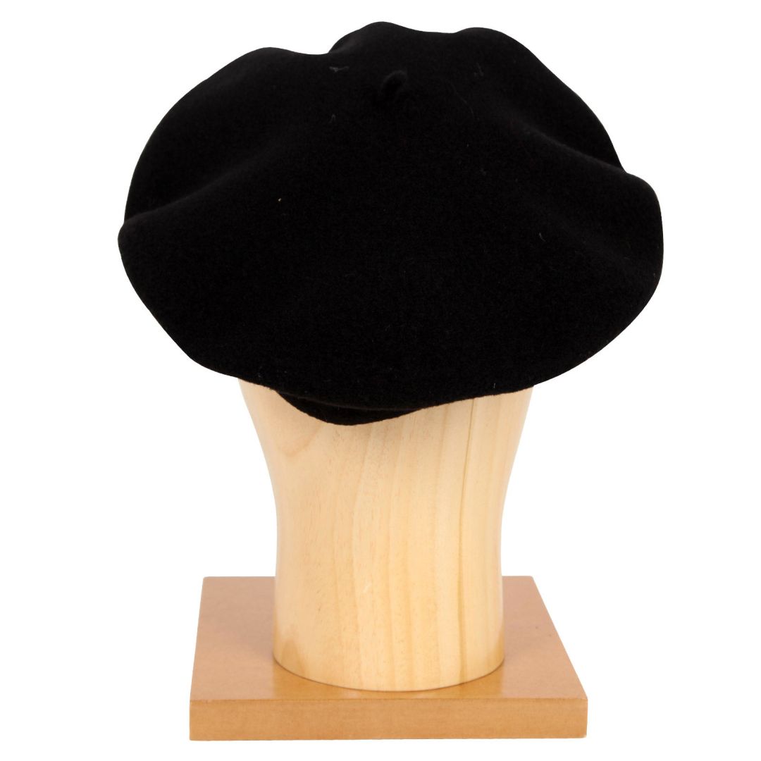 Béret traditionnel Mérinos noir • Nature & Découvertes Suisse