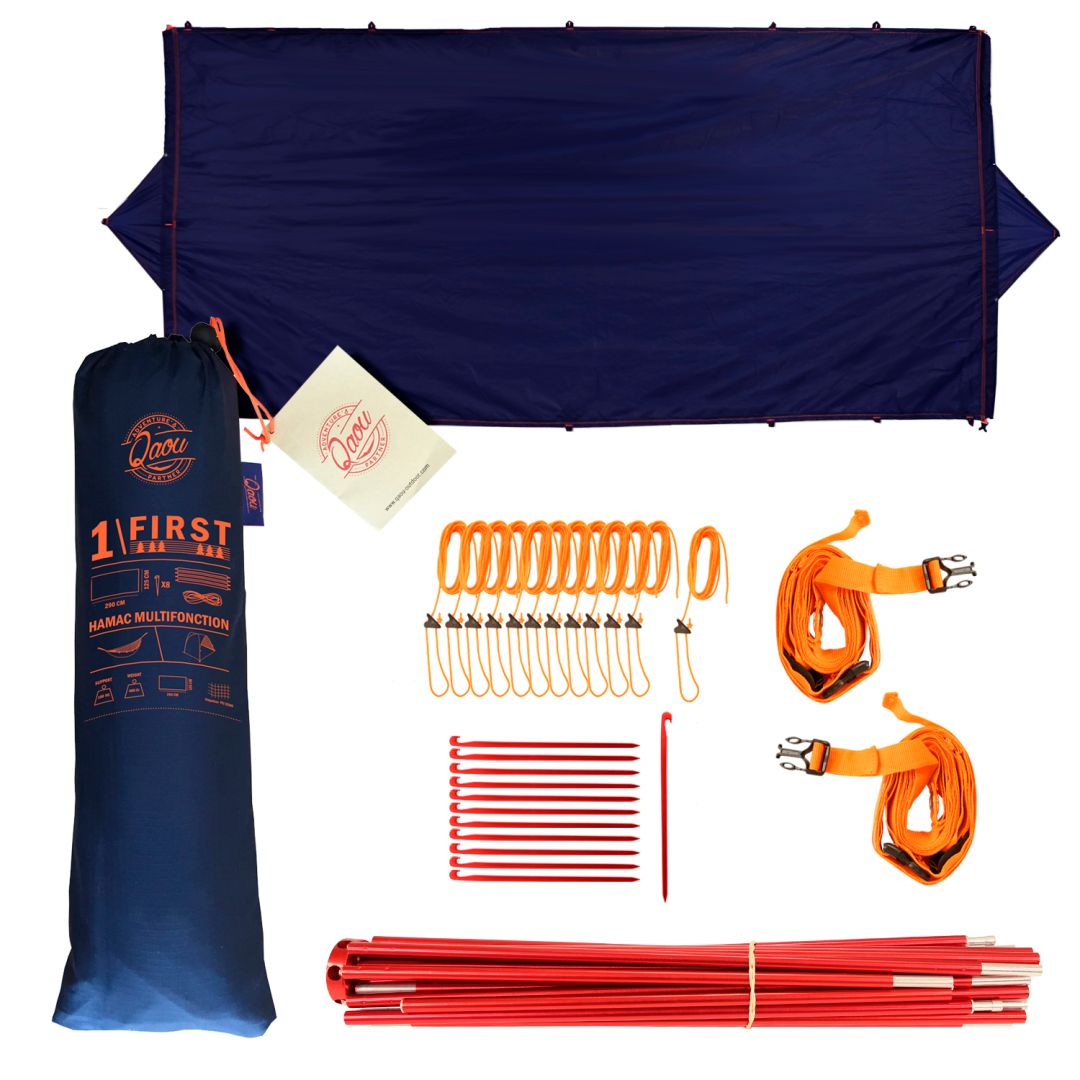 Toile hamac abri évolutif Qaou • Nature & Découvertes Suisse
