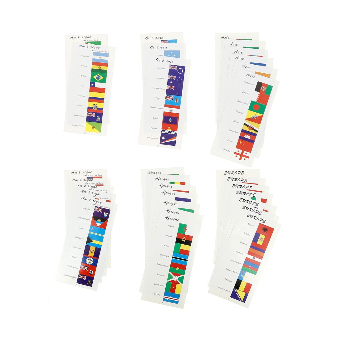 Kit drapeaux du monde • Nature & Découvertes Suisse