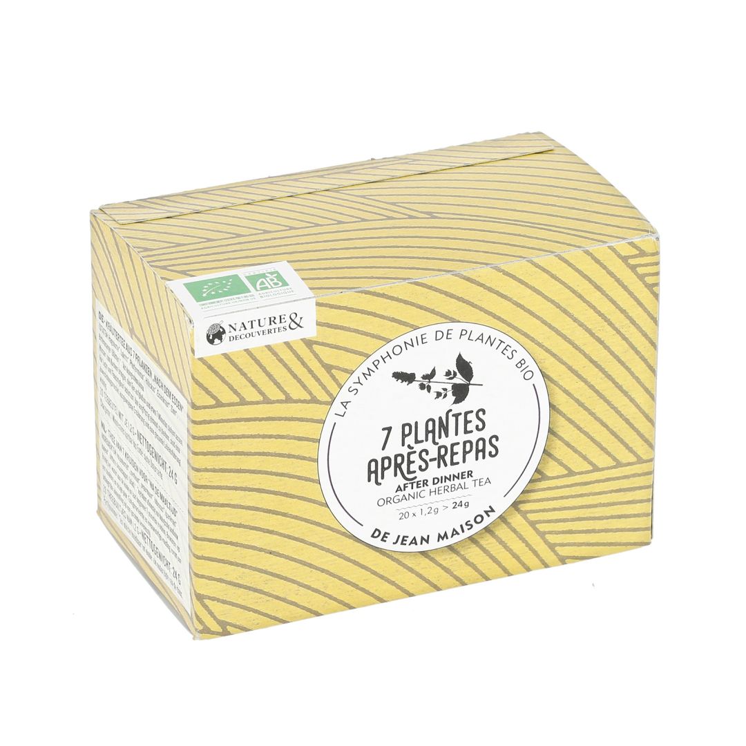 Infusettes tisane 7 plantes après-repas • Nature & Découvertes Suisse