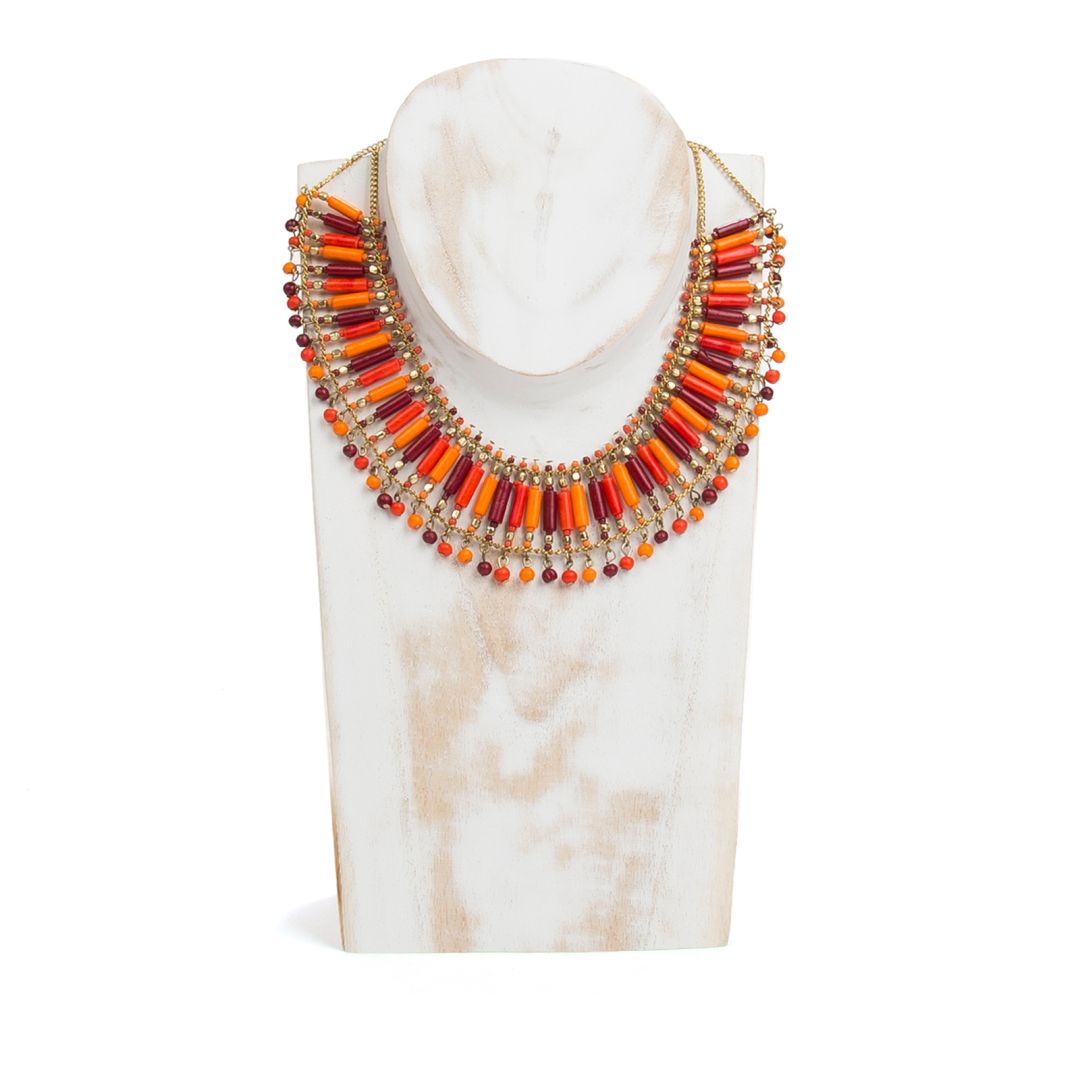 Collier "Bone" rouge • Nature & Découvertes Suisse